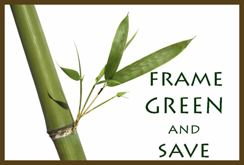 Eco Framing specializes in sustainable custom picture framing